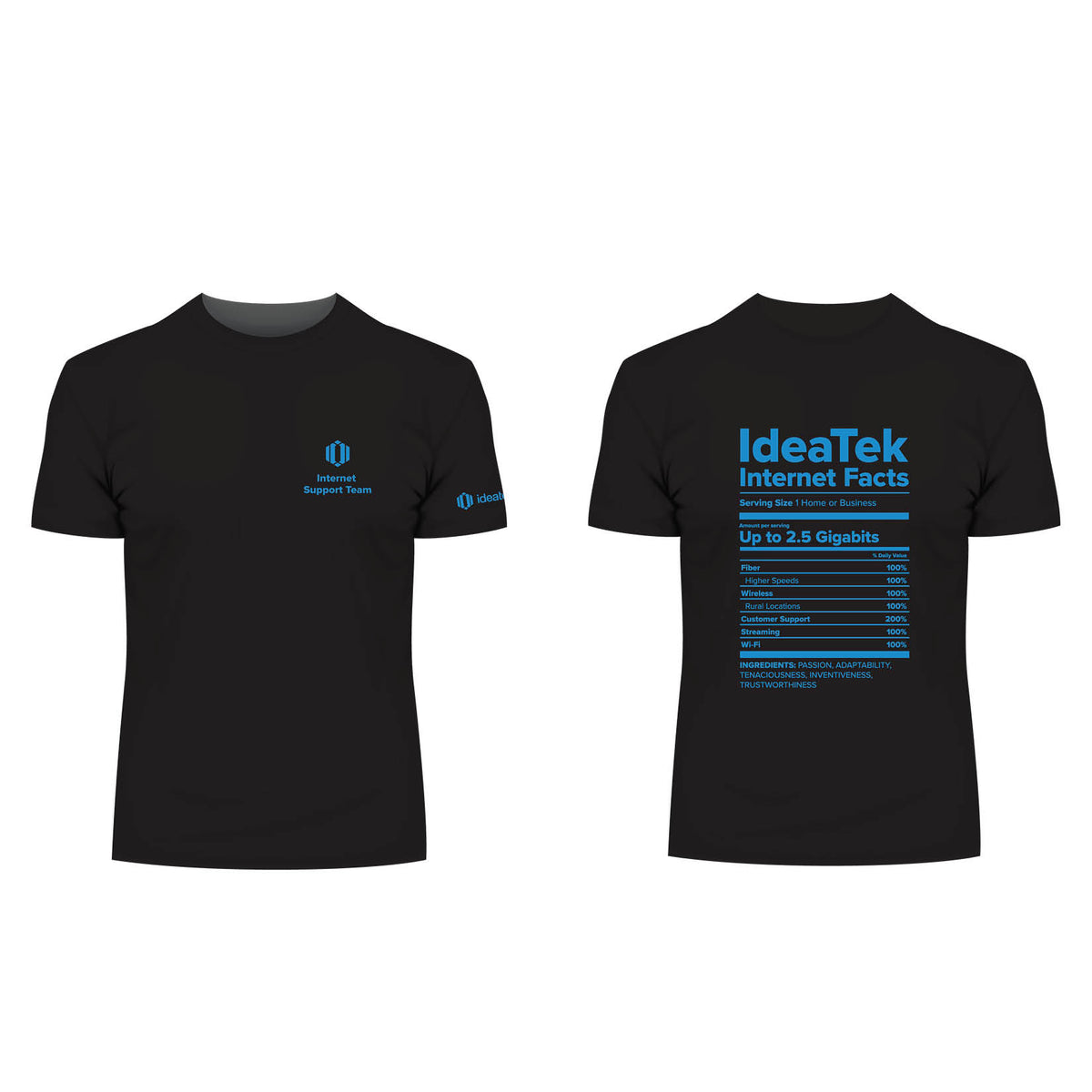 Ideatek Internet facts T-Shirt – That Embroidery Place and Design